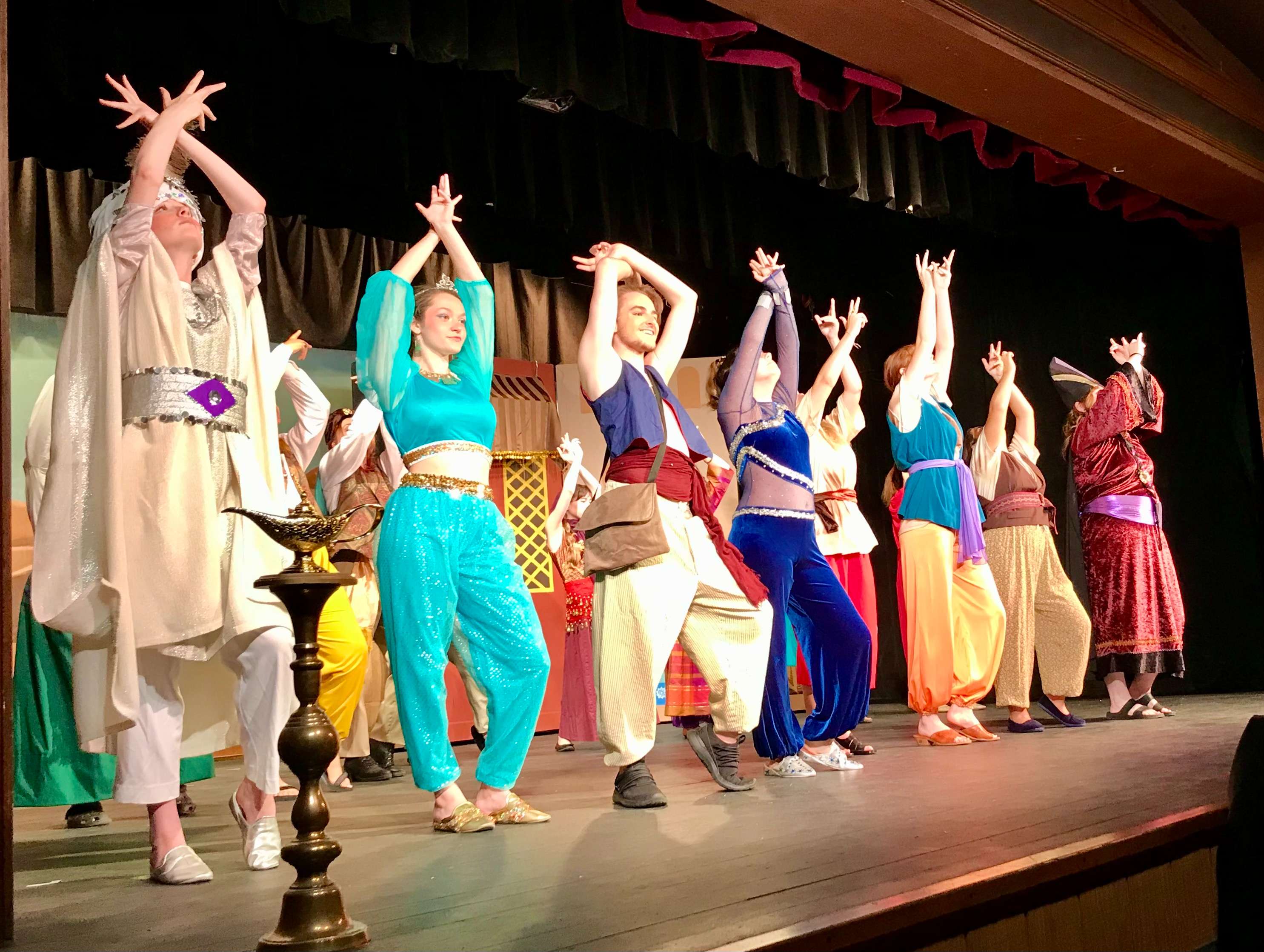 Young Cast Brings Magic of Aladdin JR to PW Stage